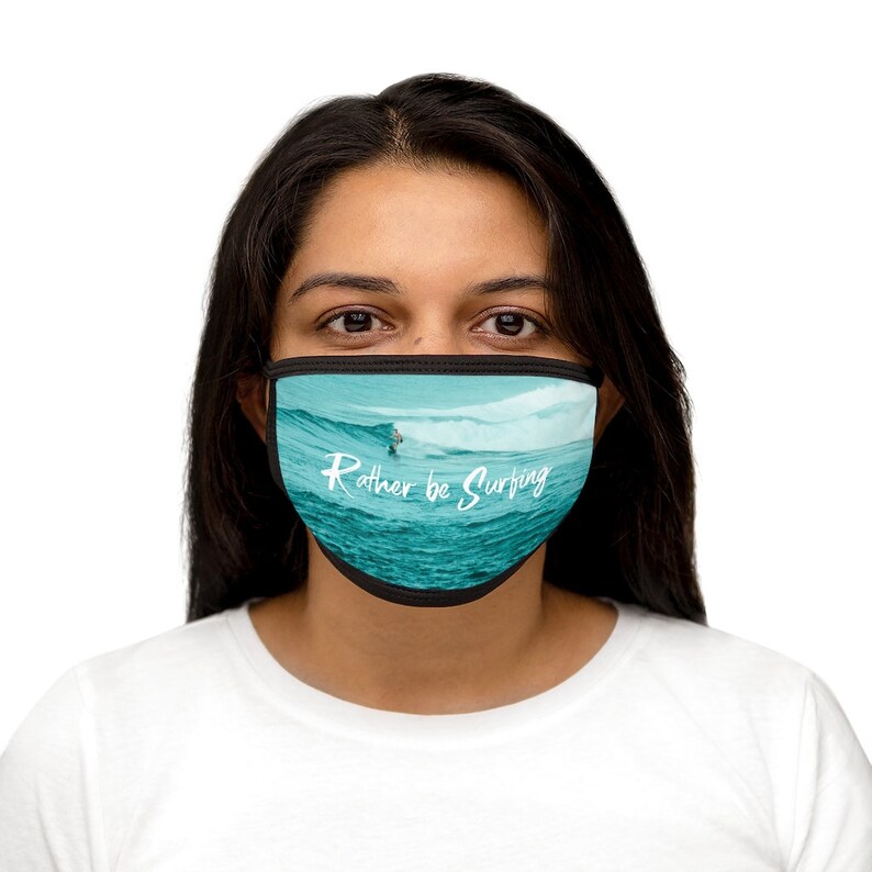 Surfer Saying Face Mask Beach Wave Mask Surfboard Mask | Etsy