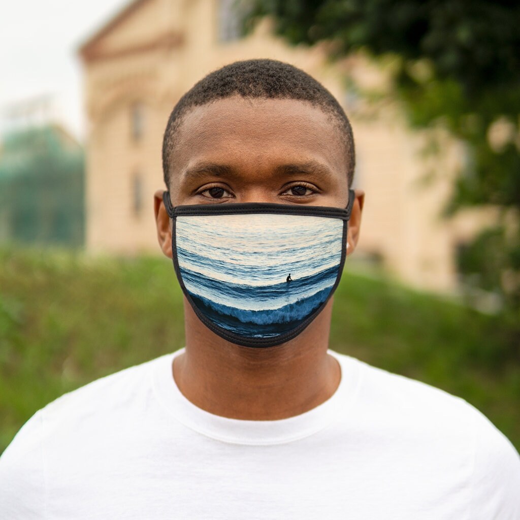 Surf Photography Face Mask, Surfer Face Mask, Beach Mask, Ocean ...