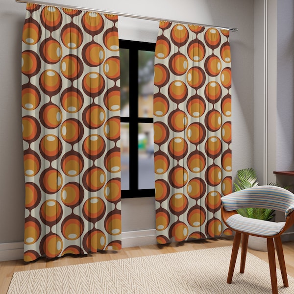 1970s Curtains - Etsy