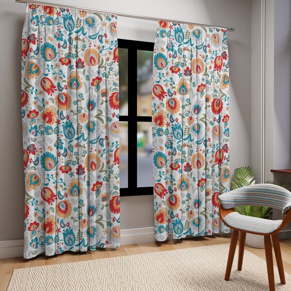 Aqua Curtains - Etsy