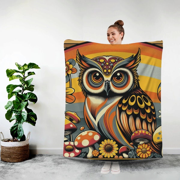 70s Owl - Etsy