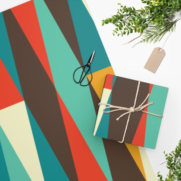 Retro Wrapping Paper - Etsy