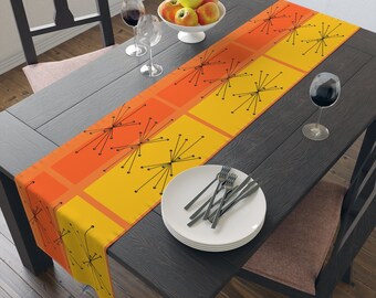 Orange Retro Side Table - Etsy