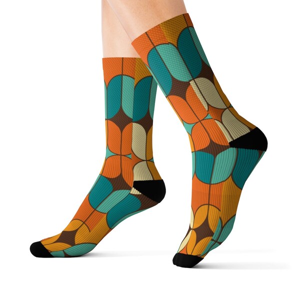 Retro Socks - Etsy