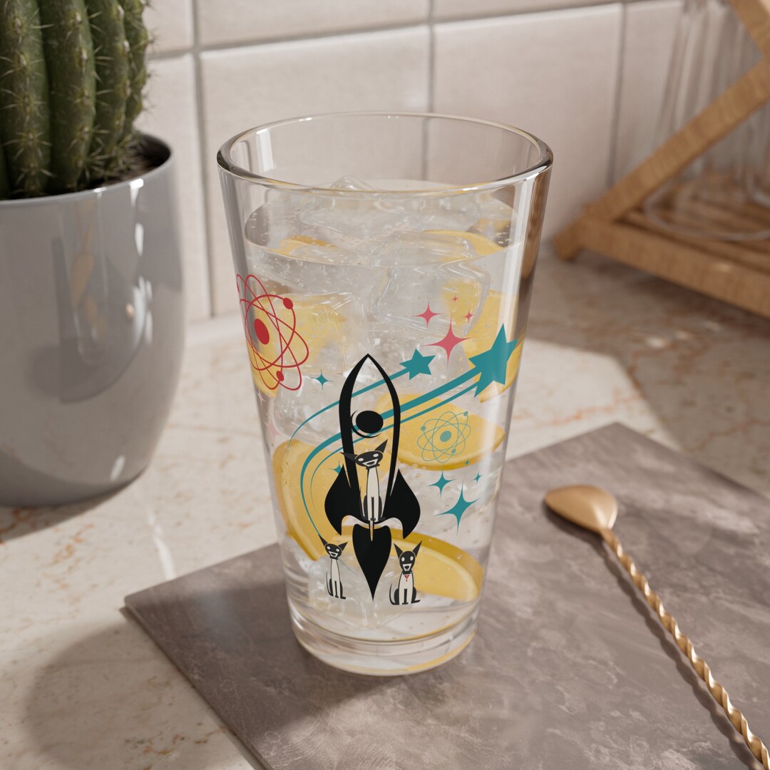 Atomic Space Dog, Mid Century Modern Inspired, Kitschy Cocktail ...