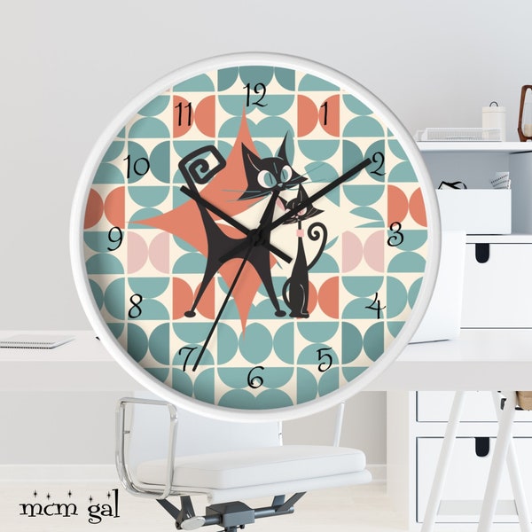 Retro Kitchen Clock - Etsy