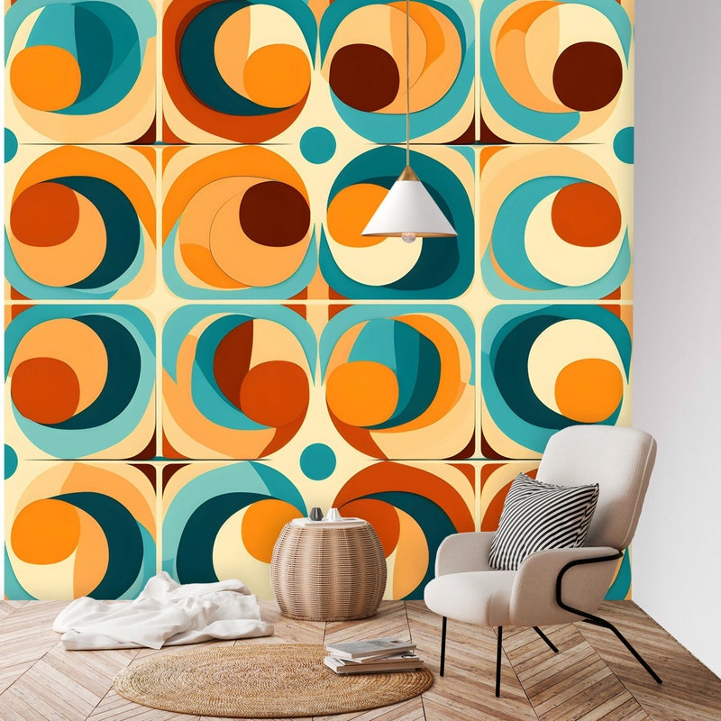 1970s Wallpaper - Etsy