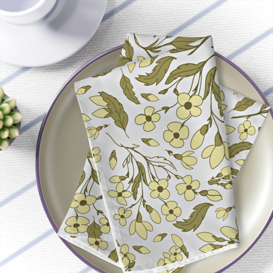French Toile Lemon Yellow, Sage Green, De Jouy Kitchen Window Valance ...