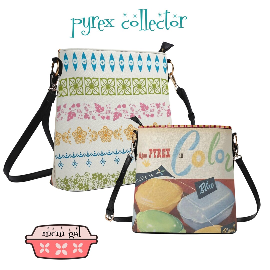 Pyrex Lover Collector, Mid Mod Retro Trendy, Kitschy Bucket Bag - Etsy