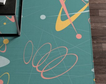 Atomic 50s Rug - Etsy
