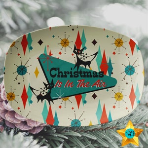 Mid Century Modern Dinnerware, Atomic Cat, Starburst, MCM Platter Gift ...