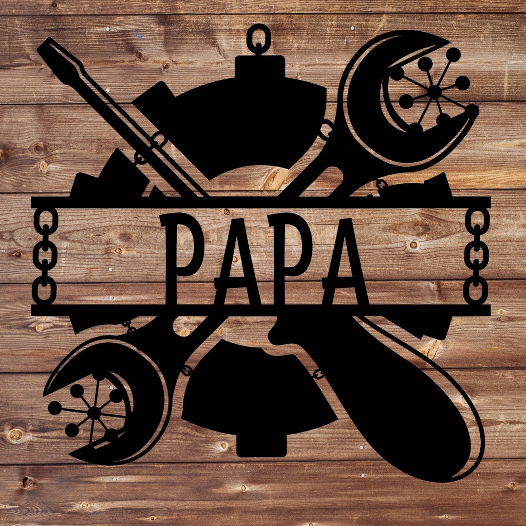 Father's Day Personalized Metal Sign Gift for Dad's - Etsy