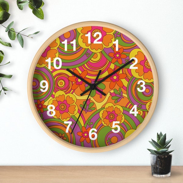 Hippie Clock - Etsy