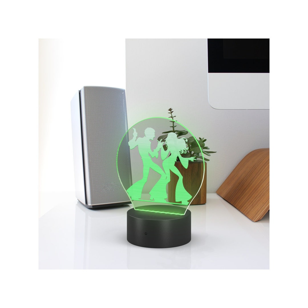 70s Disco Party, Retro Mood Color Strobe Light, Night Light, Retro ...