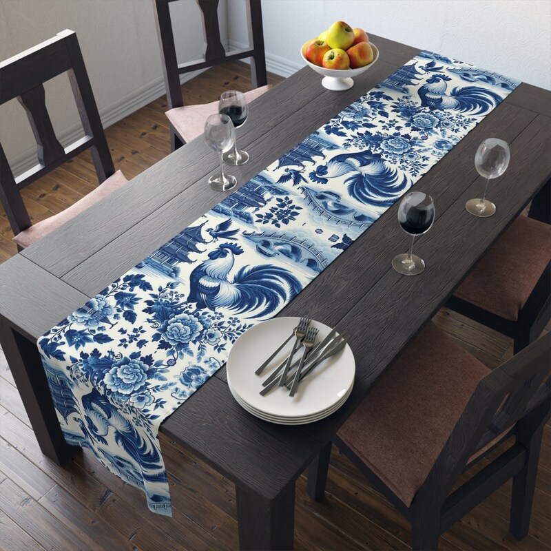 Rooster Table Runner - Etsy