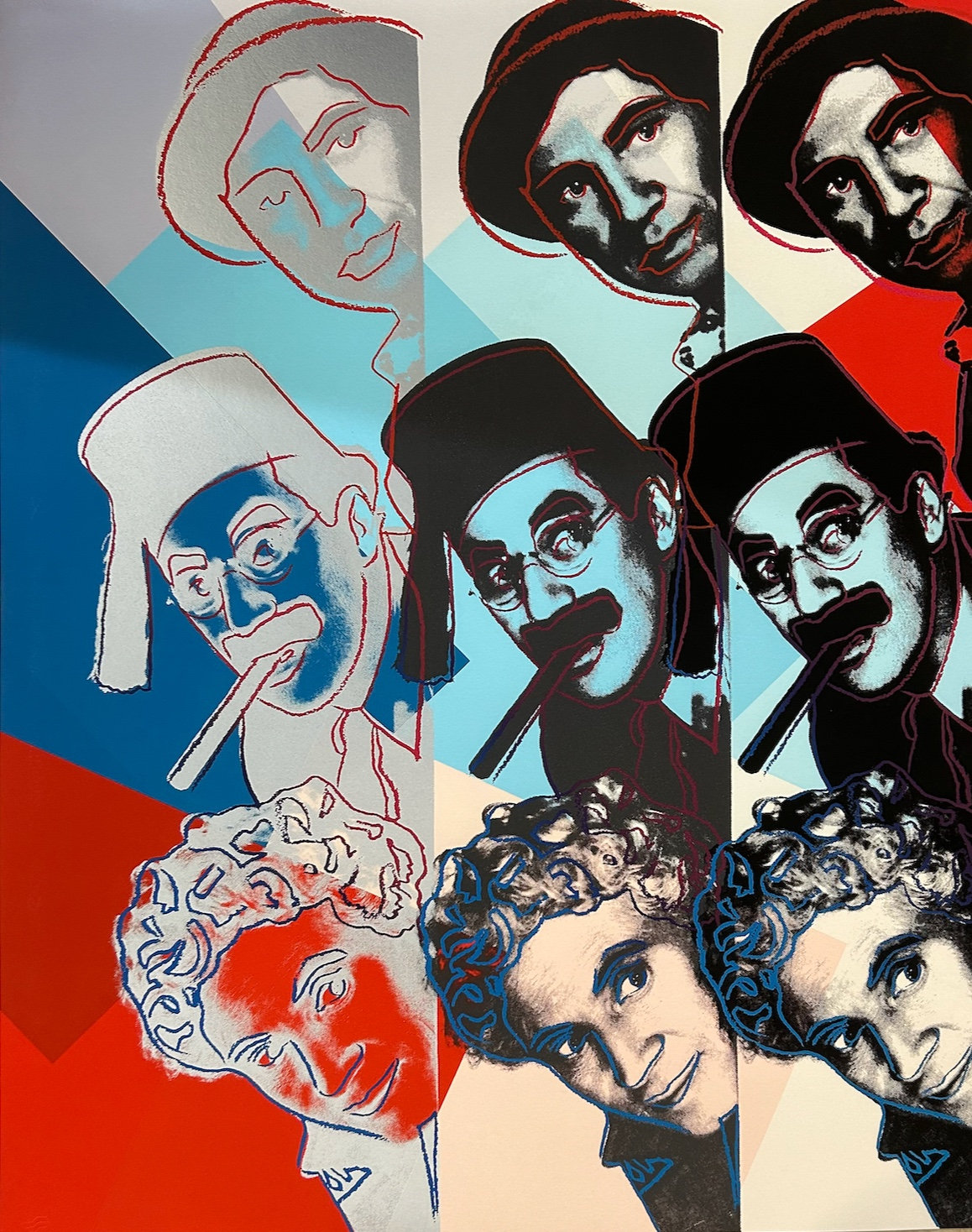 Andy Warhol 2 Piece Package.marx Bros. and Einstein Images From Jews ...