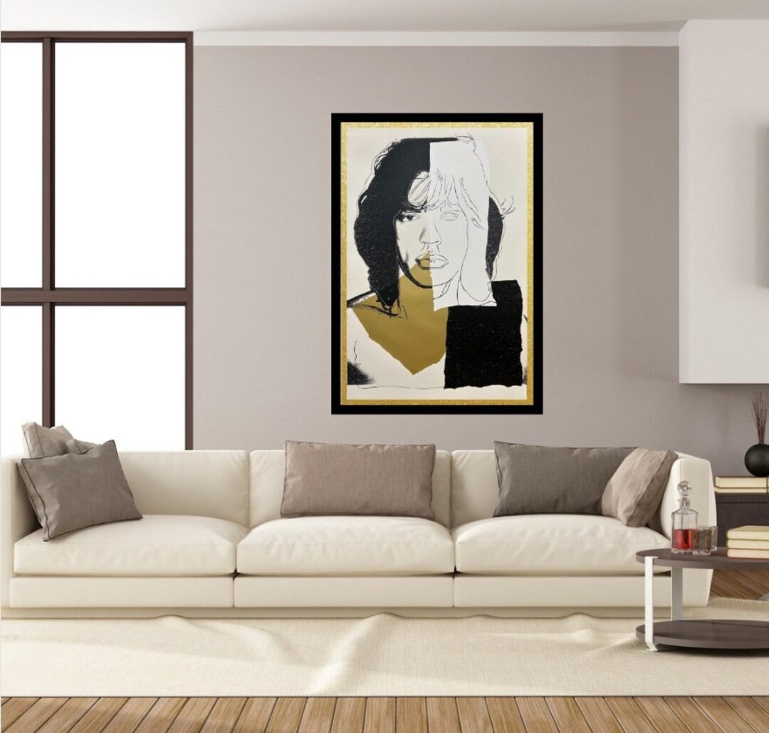 Andy WARHOL- "mick Jagger"-f S #146 -full Sized- Screenprint -diamond ...