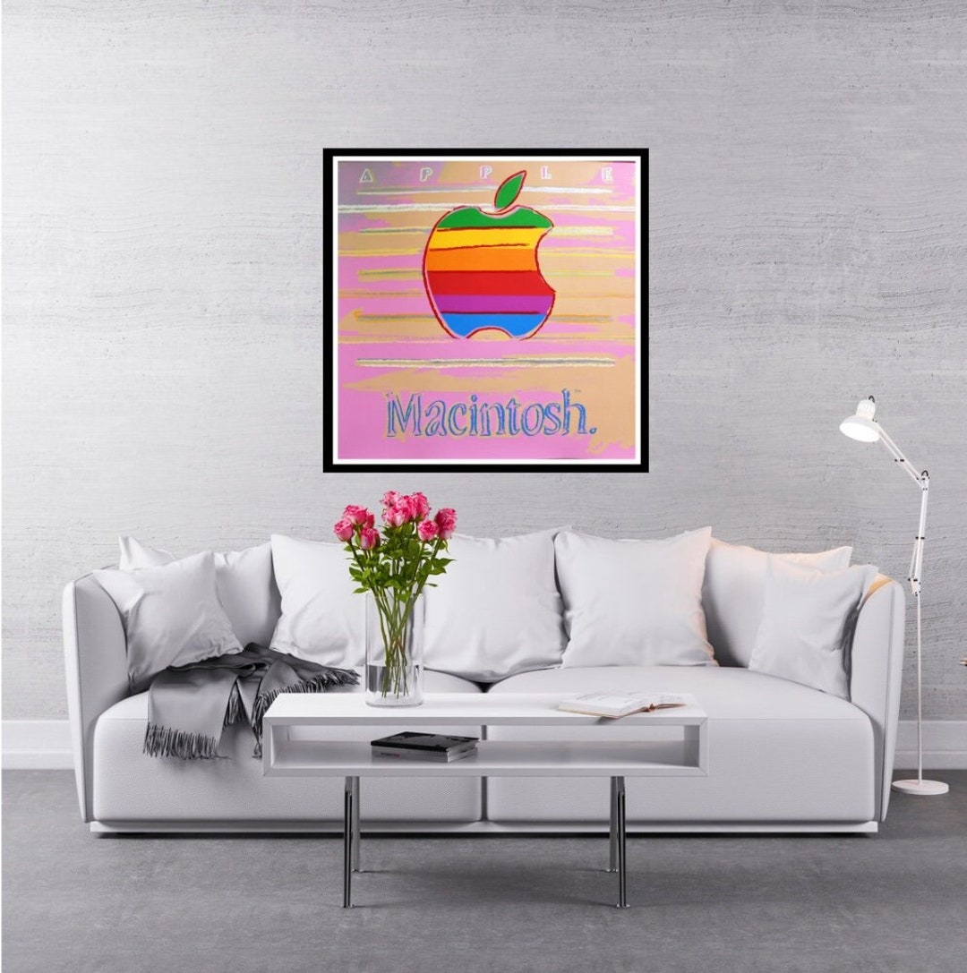ANDY WARHOL “apple”- Silkscreen Proof- Ads Suite- Museum Quality- 38 X ...
