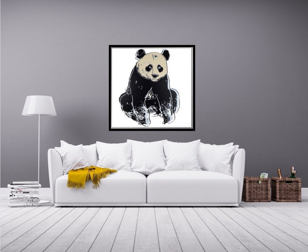 Andy WARHOL PANDA Trial Silkscreen screenprint Animals Endang.species ...