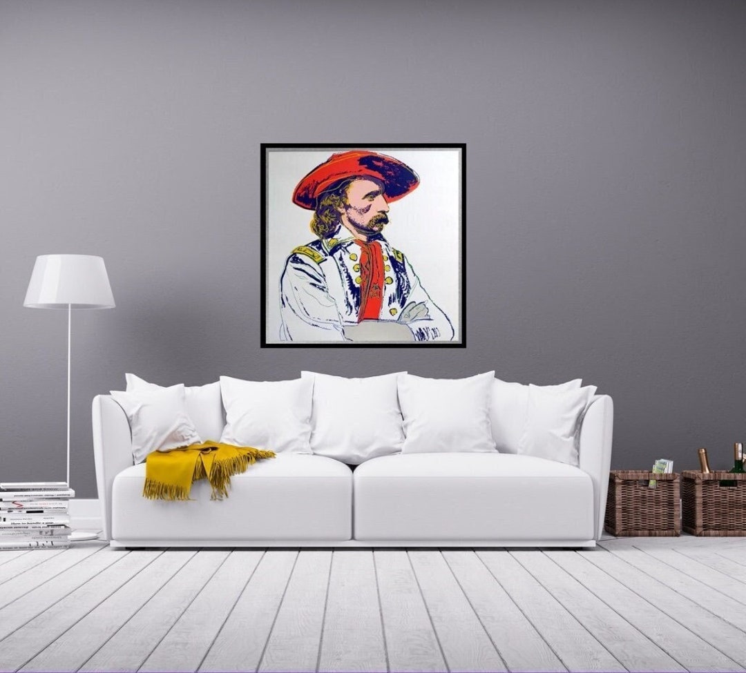 Andy WARHOL “GENERAL CUSTER”- Full 36 X 36" Silkscreen(screenprint ...