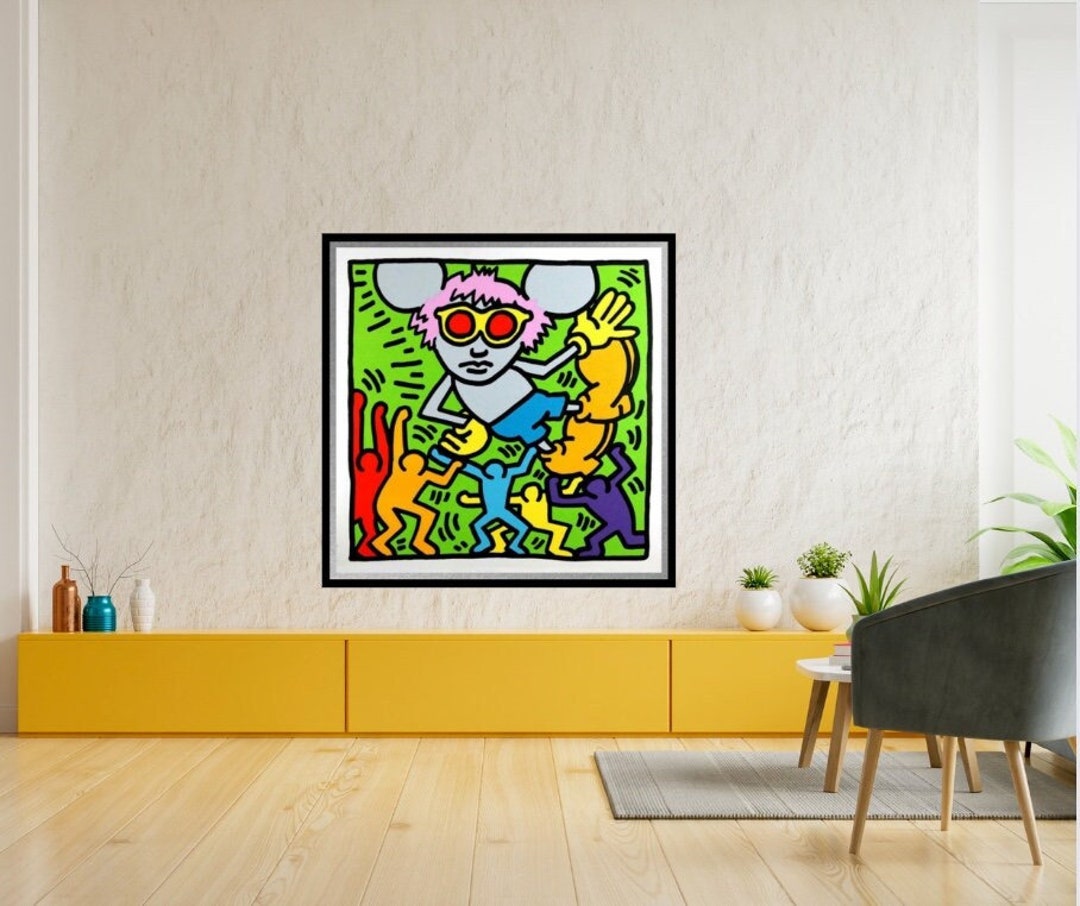 Keith HARING ANDY MOUSE 1 Proof Edition highest Quality Silkscreen ...