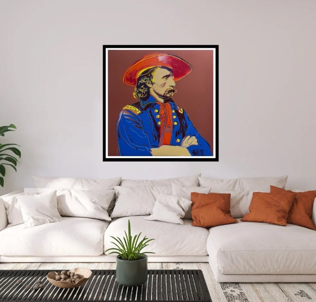 Andy WARHOL “GENERAL CUSTER”- Full Sized Trial Screenprint- Cowboys ...