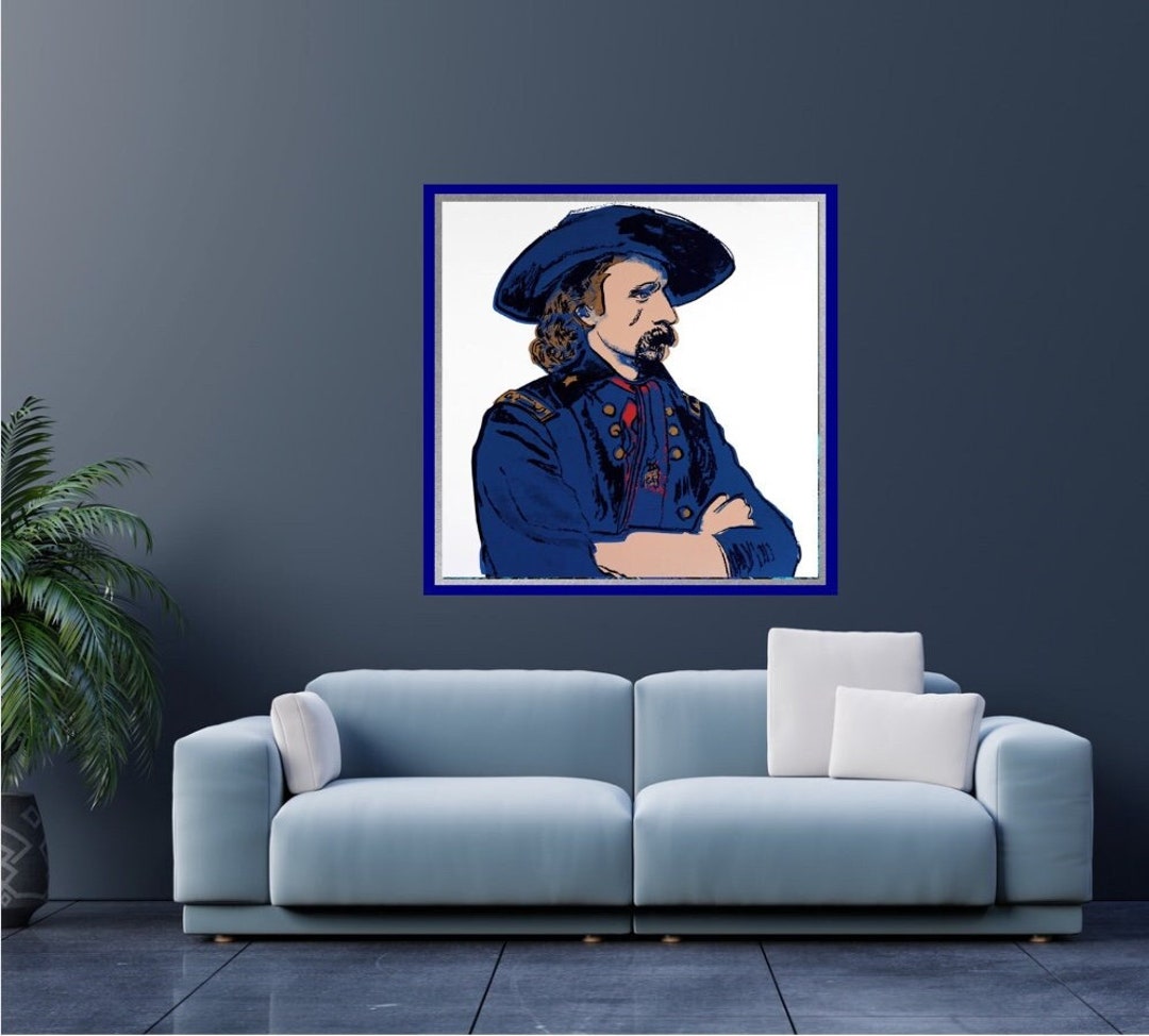 Andy WARHOL “GENERAL CUSTER”- Full Sized 36 X 36"- Trial Silkscreen ...