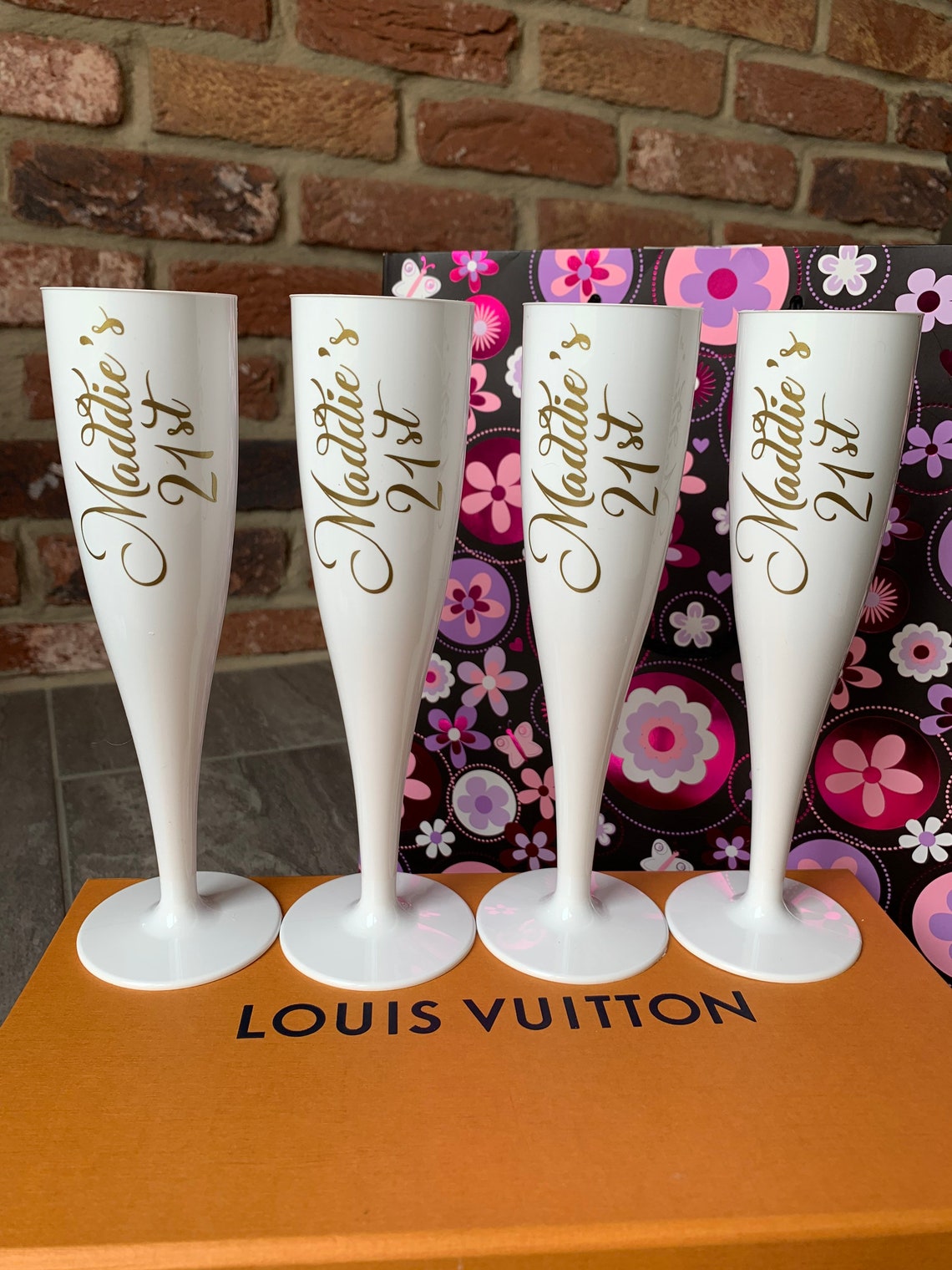 Personalised Plastic Champagne Flutes Hot Tub Flutes Hen - Etsy UK