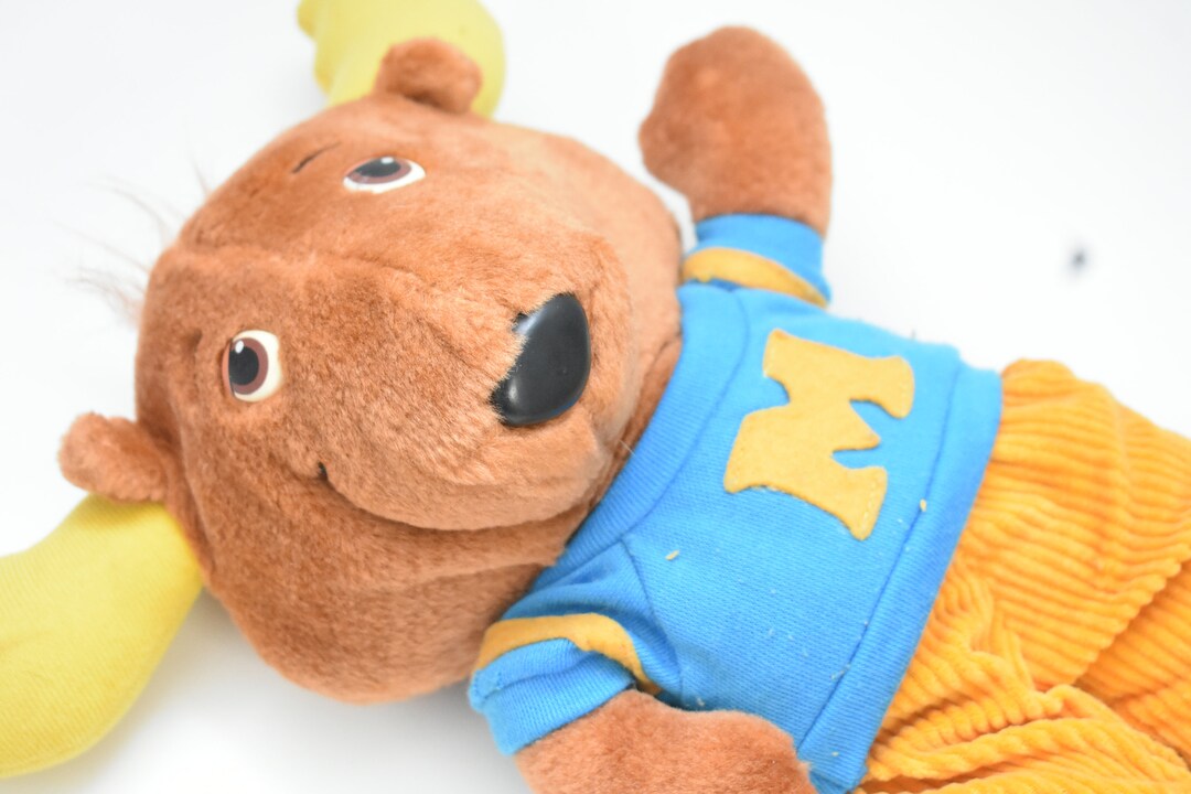 WITH SHOES 1984 Tomy Montgomery Moose Get Along Gang Plush Stuffed ...