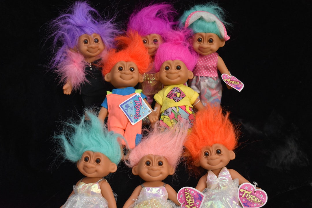 PICK ONE Russ Tracey and Travis Troll Dolls - Etsy