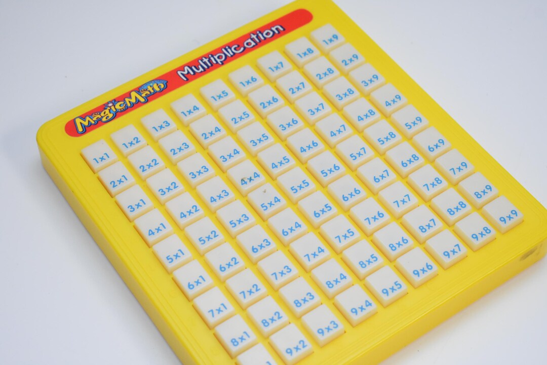 Magic Math Multiplication Learning Game Lanard Toys 1993 Times Tables 1 ...