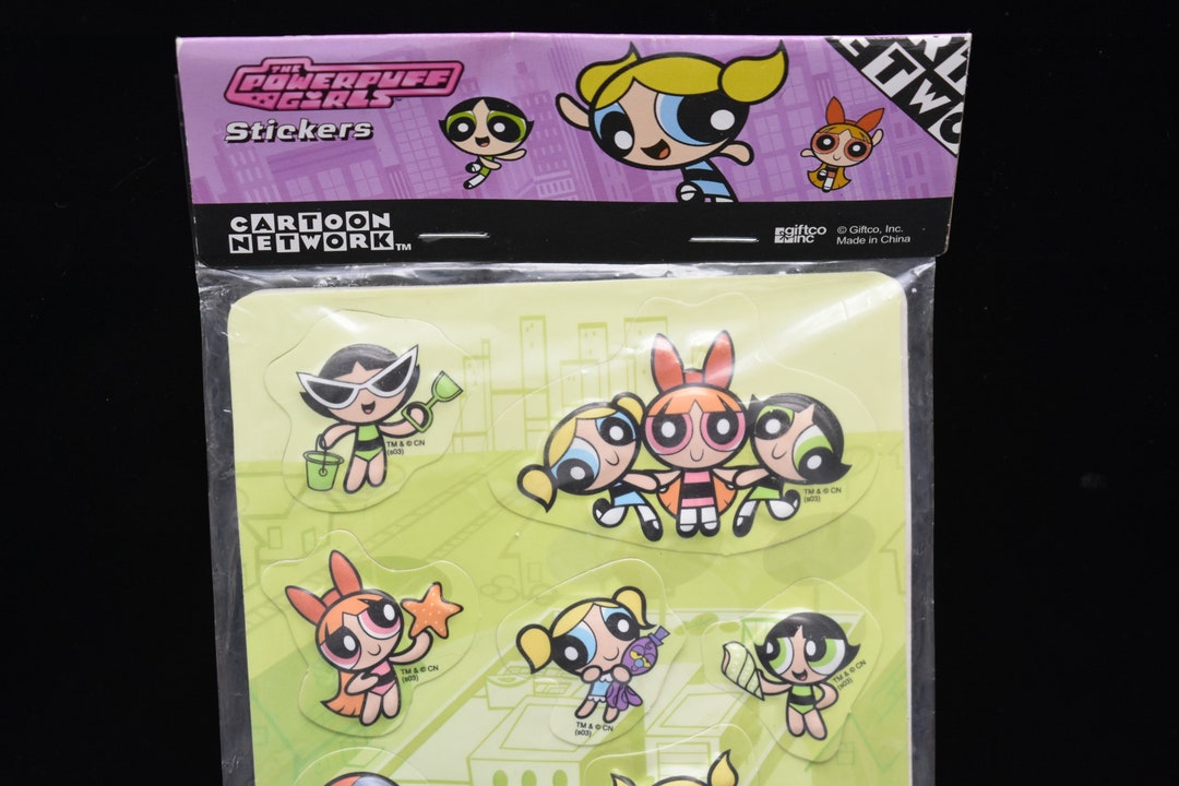 Powerpuff Girls Cartoon Network 3D Stickers - Etsy
