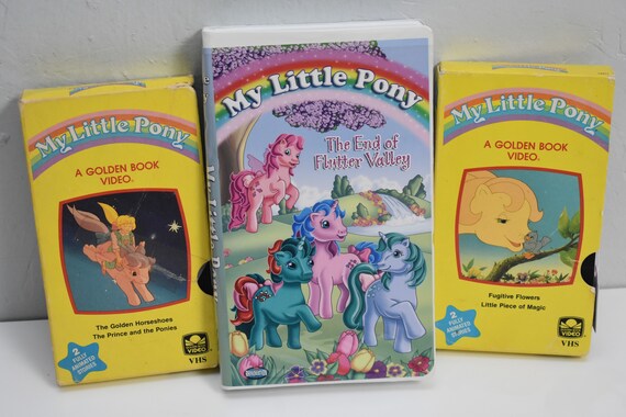 My Little Pony G1 VHS Cassette Tapes Flutter Valley - Etsy