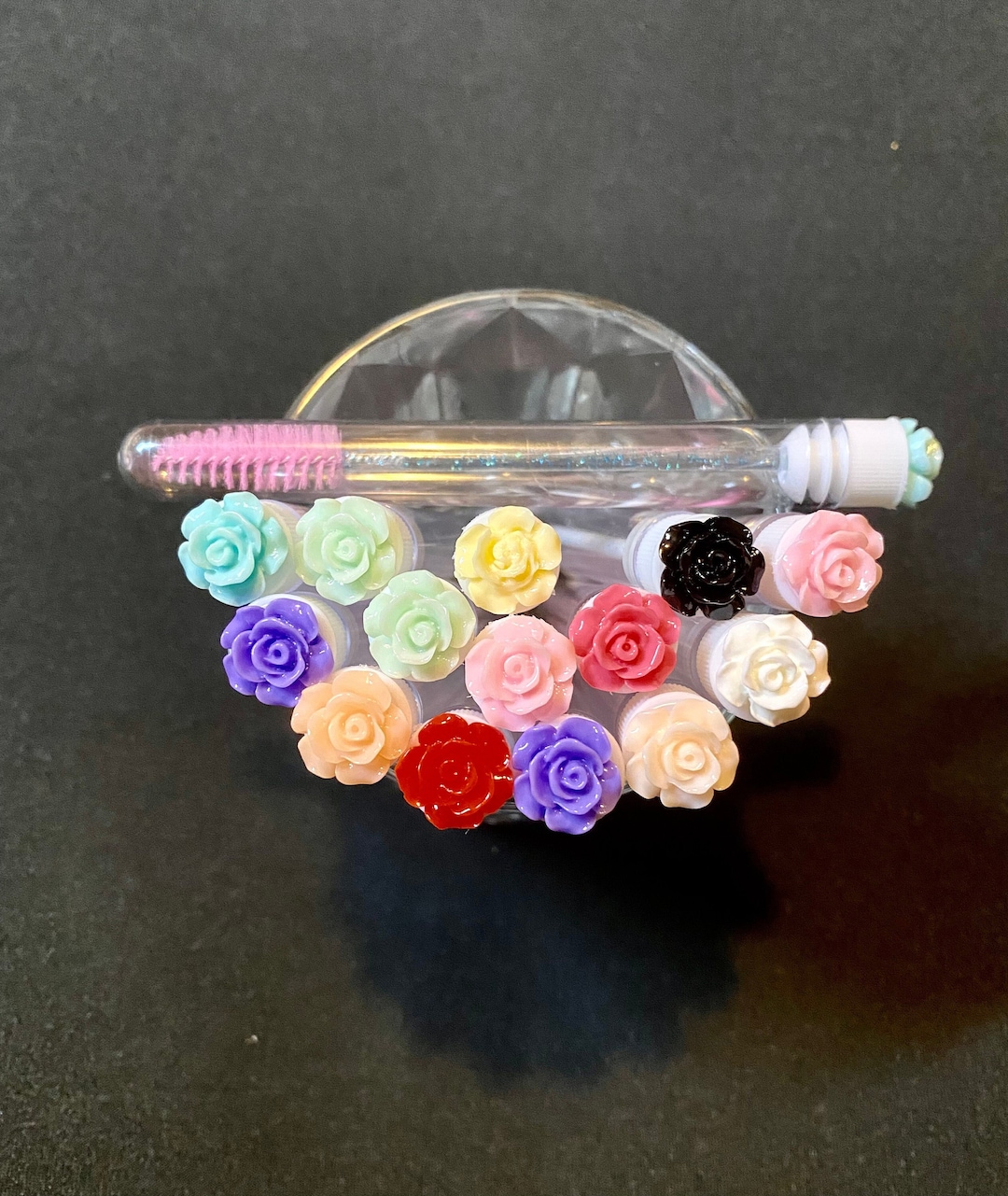 Reloadable Rose Lash Extension Spoolie Brush | Brow Brush | Disposable ...