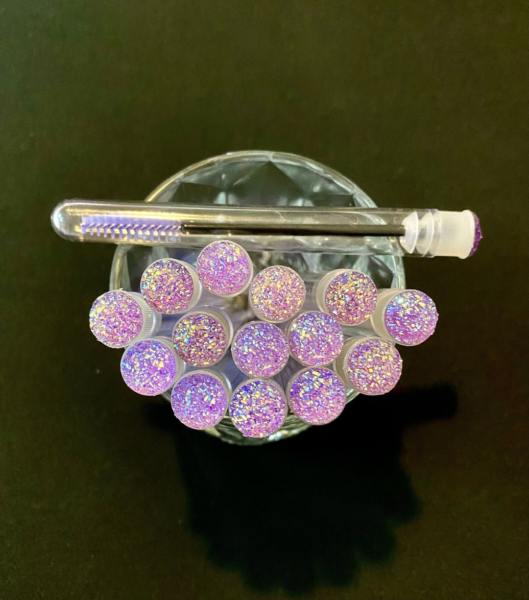 Holographic Lavender Lash Extension Spoolie / Brow Brush - Lash Wand ...