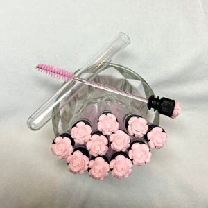 2+ Reloadable Rose Lash Extension Spoolie Brush - Disposable, Reusable ...