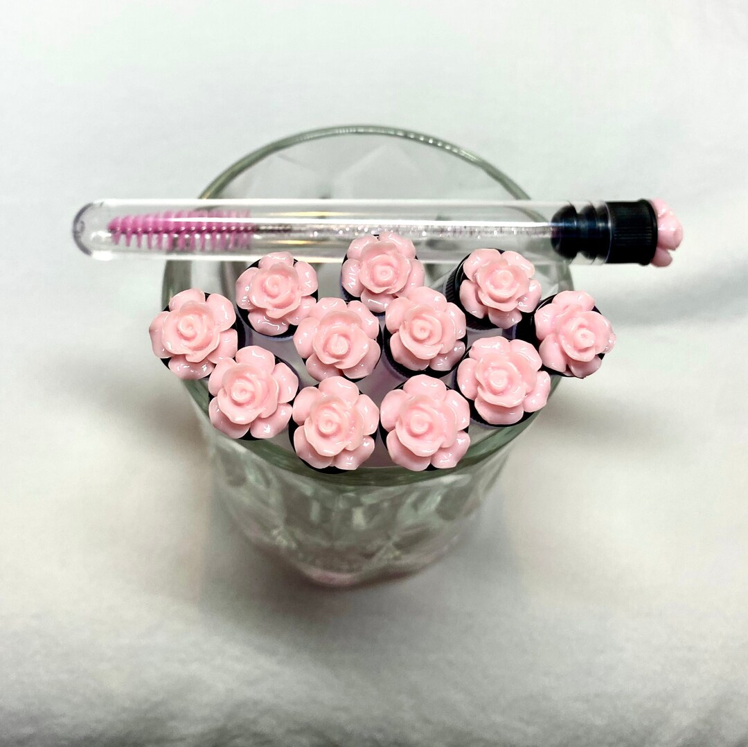 2+ Reloadable Rose Lash Extension Spoolie Brush - Disposable, Reusable ...