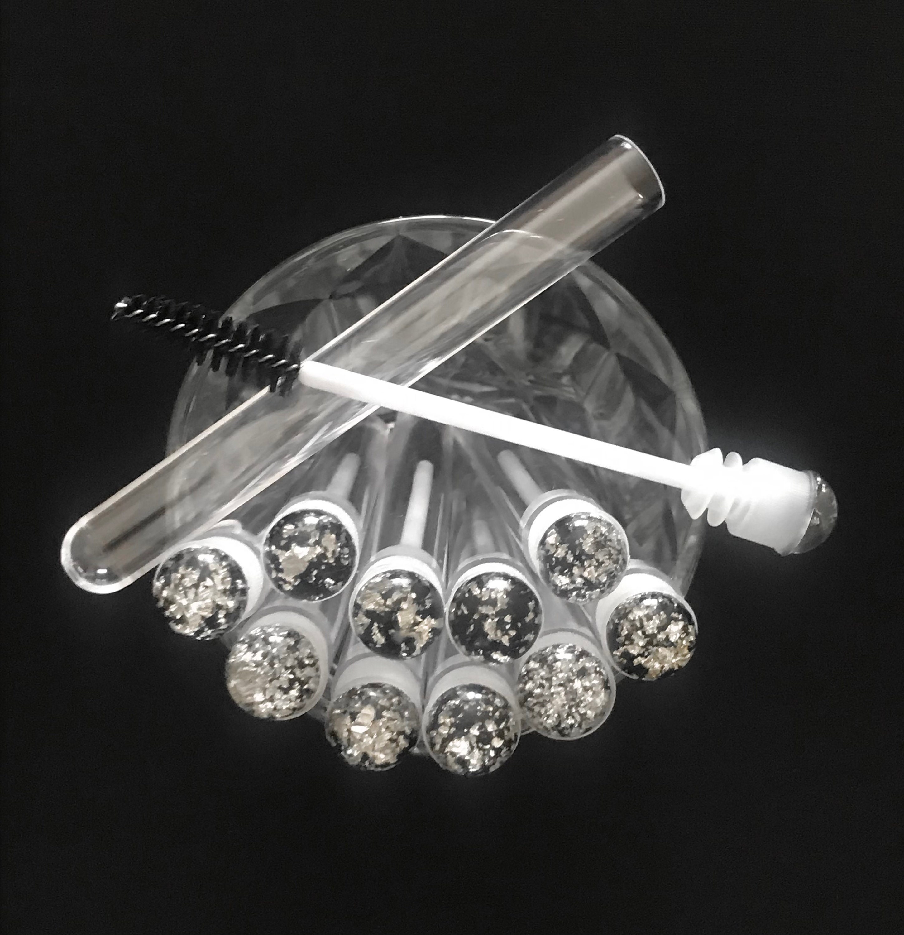 Black Ice Lash Extension Spoolie Brush - Disposable, Reusable Travel ...