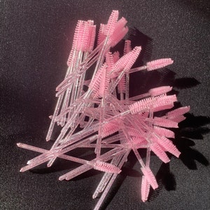 10-100 Glitter Spoolies / Disposable Mascara Wands / Lash Brushes ...