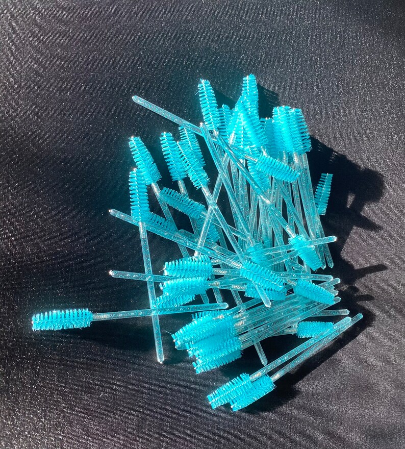 10-100 Glitter Spoolies / Disposable Mascara Wands / Lash Brushes ...