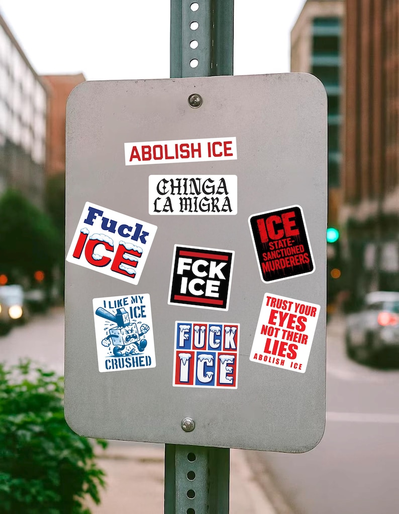 Anti ICE Sticker Pack - NEW 2026 Assorted Mix - Protest Stickers - Etsy
