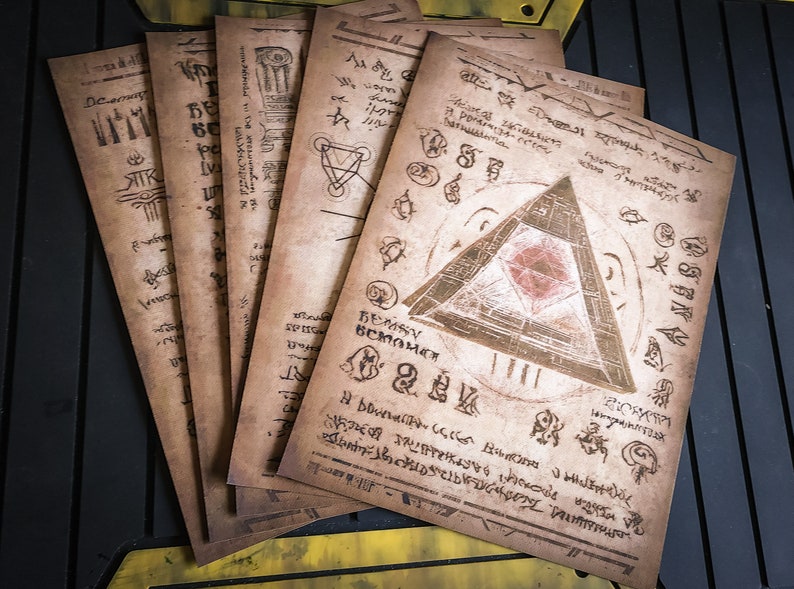 Ancient Sith Texts Set of 5 100% Cotton Canvas Prints Prop - Etsy UK