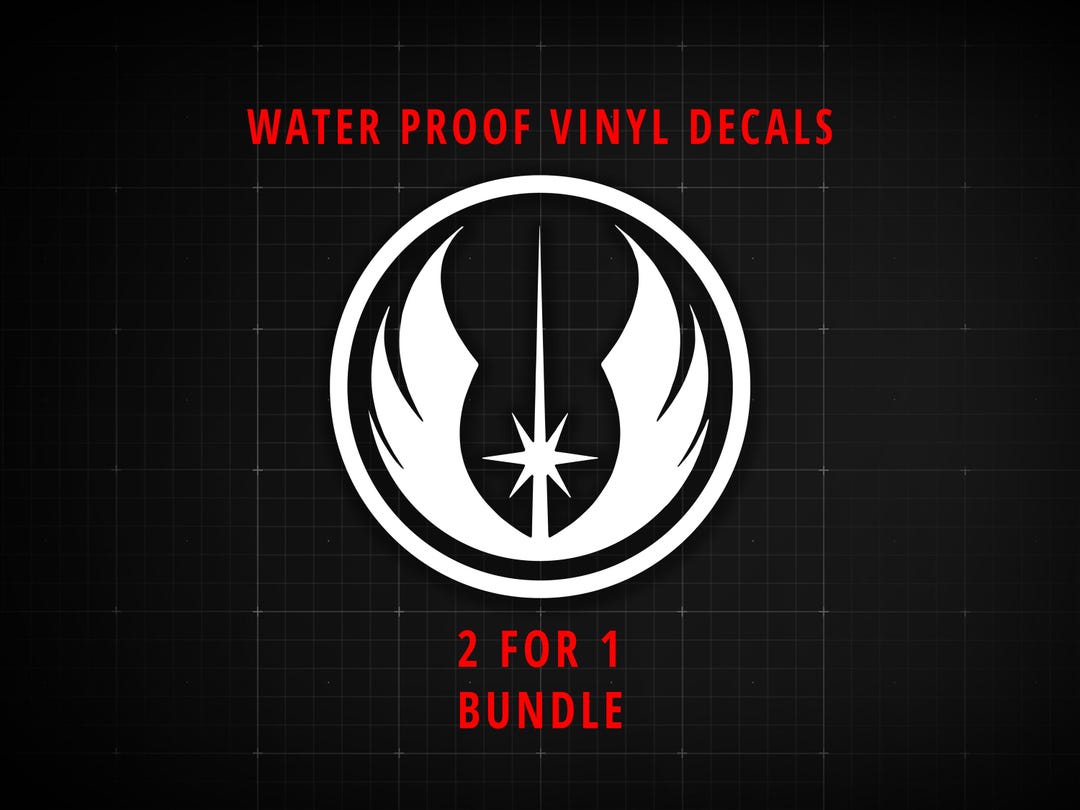 Star Wars JEDI ORDER Decal - Vinyl Sticker - Weather Proof Stickers for ...