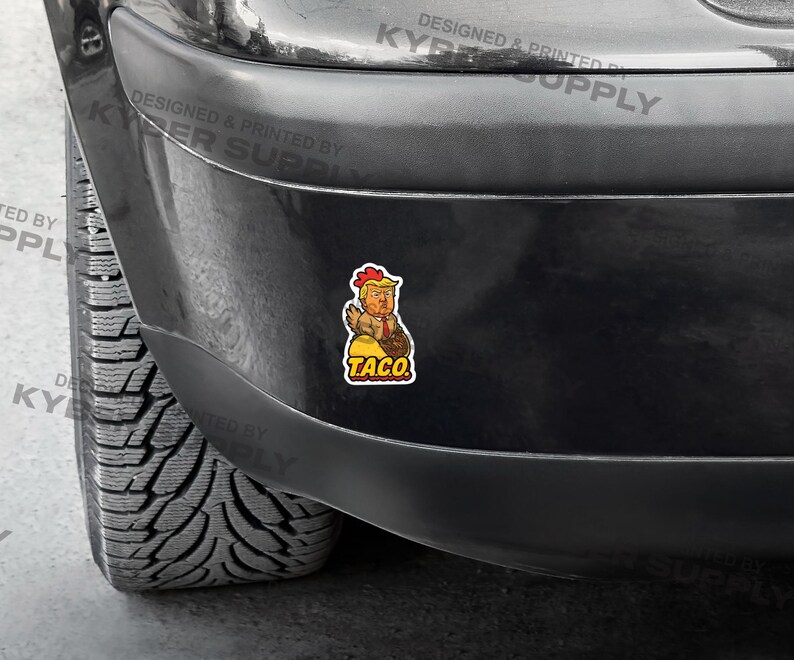 Taco Trump Sticker Pack: Anti-trump Meme Decals - Waterproof Vinyl - Etsy
