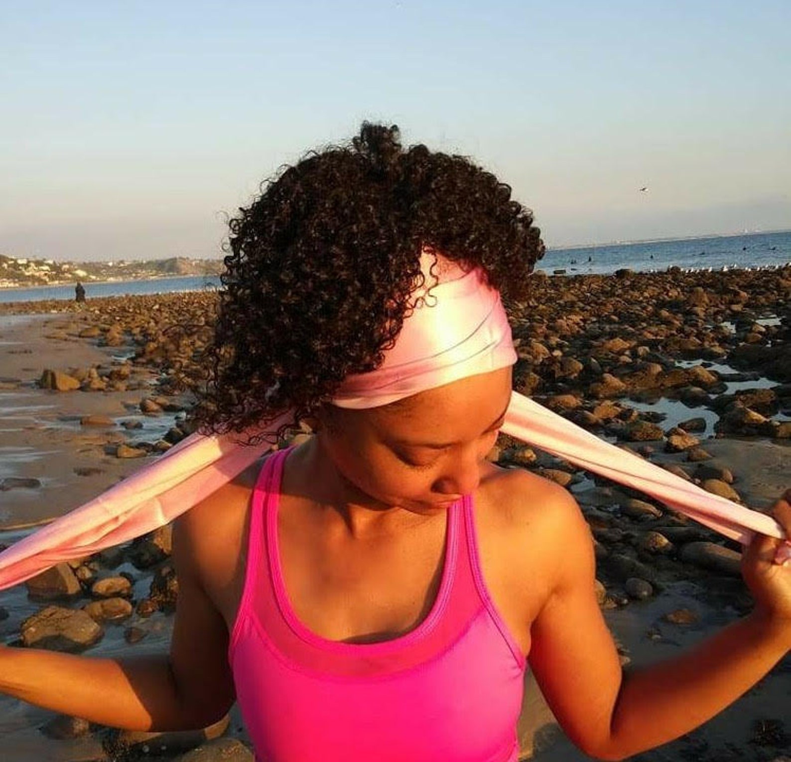 100% Silk Hair Wrap/edge Wrap/silk Head Scarf/sleep - Etsy