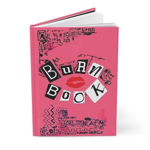 Fictional Burn Book Journal - Perfect for Fun Memories - Etsy
