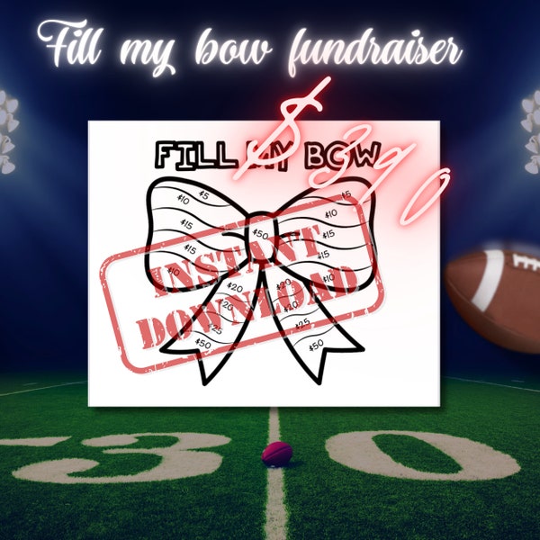 Fill My Bow Template - Etsy UK