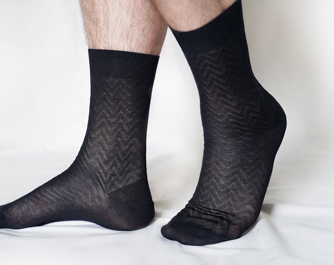Set of 6 Pairs of Deadstock Antique 1920s Men's Socks in Original Gift ...