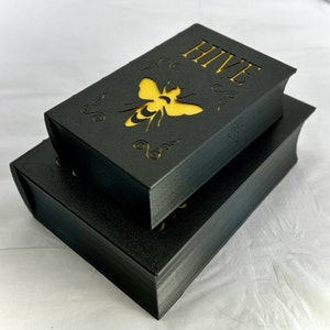 HIVE Game Decorative Book Box With Functional Lid and Insert - Etsy