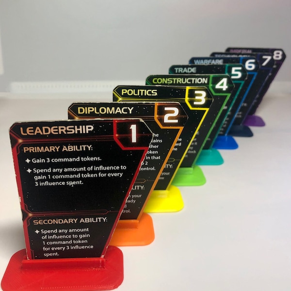 Ti4 Strategy Card Holders - Etsy